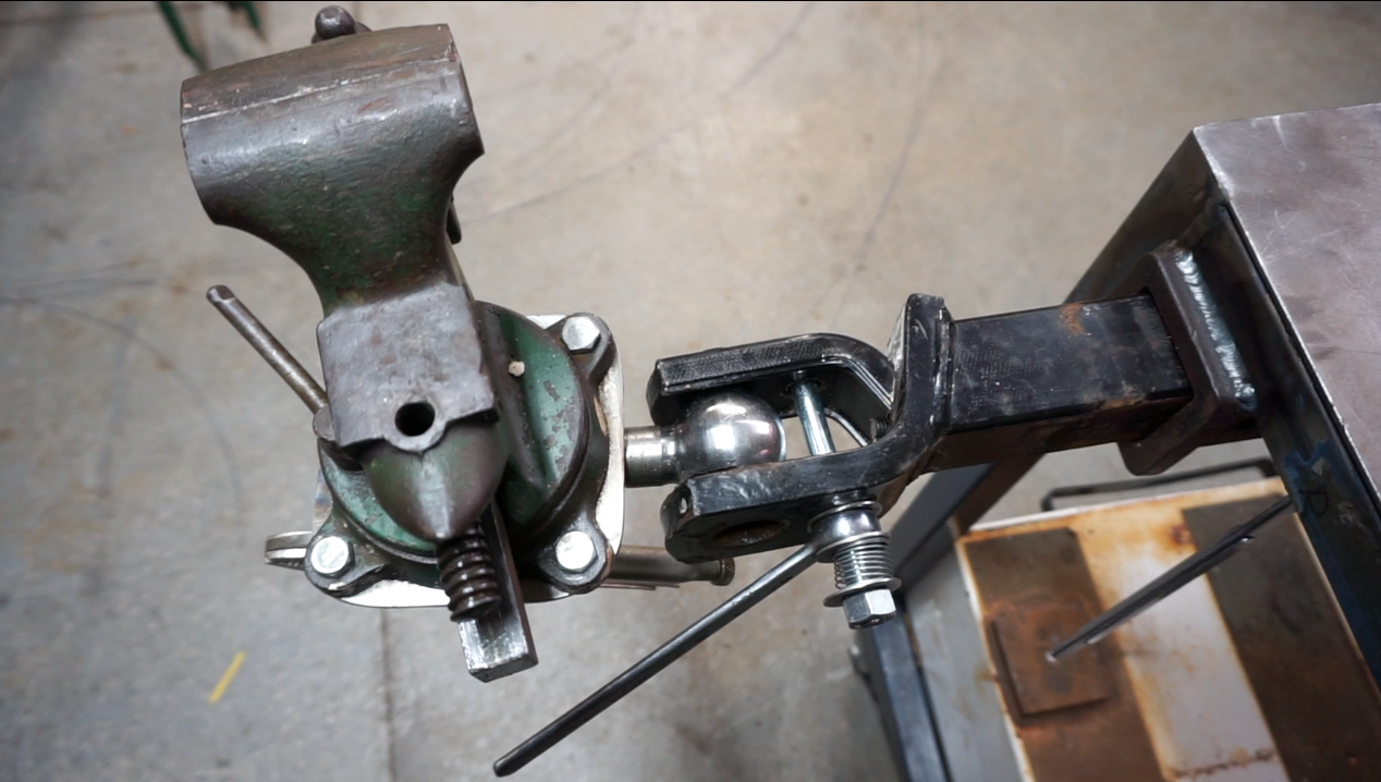 DIY Ball Swivel for Vise/Welding Positioner Out of Reclaimed 2x2 ...
