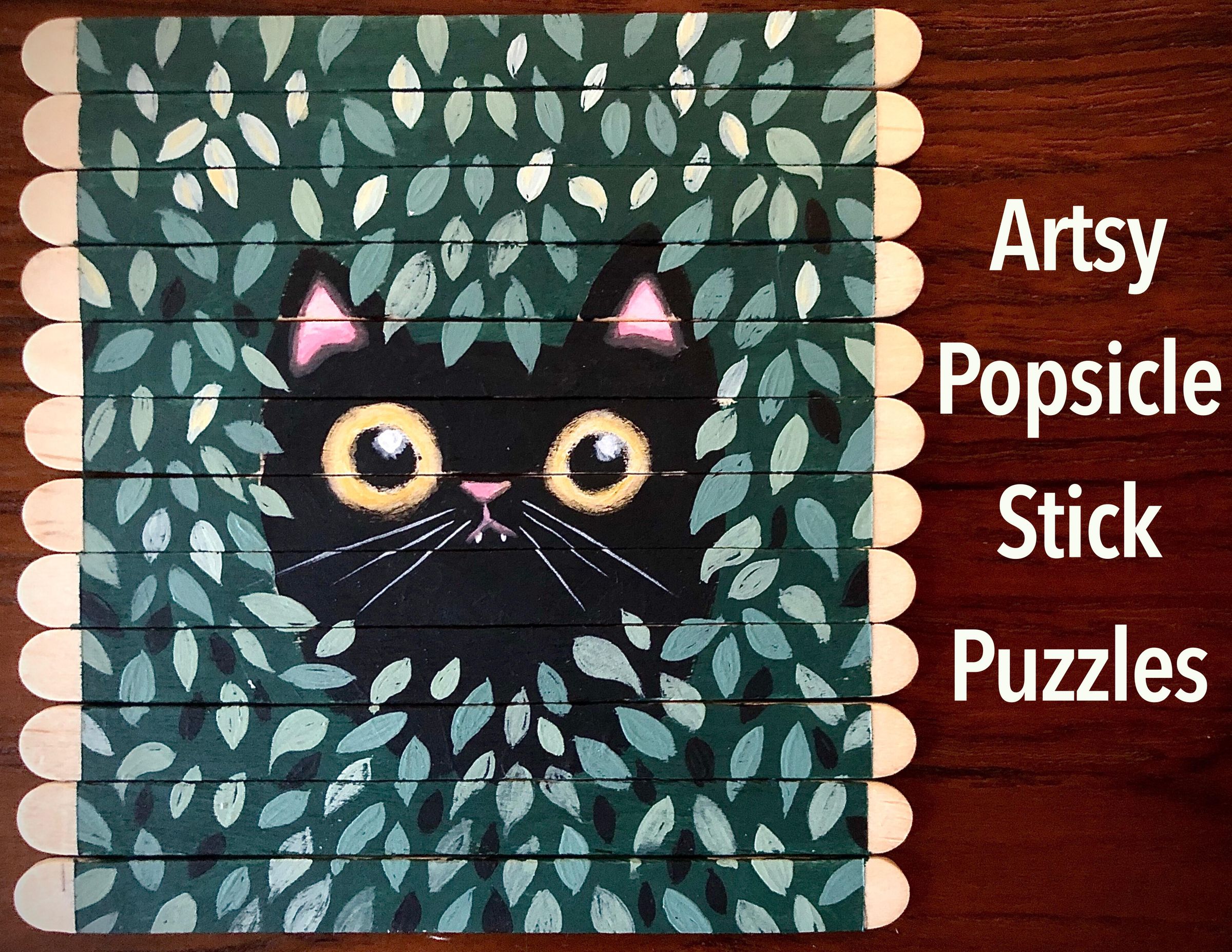 Artist's Popsicle Stick Puzzle : 5 Steps (with Pictures) - Instructables