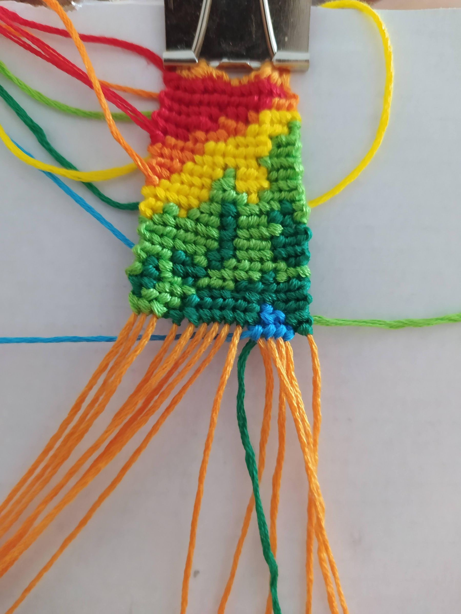 Alpha Pattern Macrame Bracelet: Spiral Tie Dye : 18 Steps (with ...