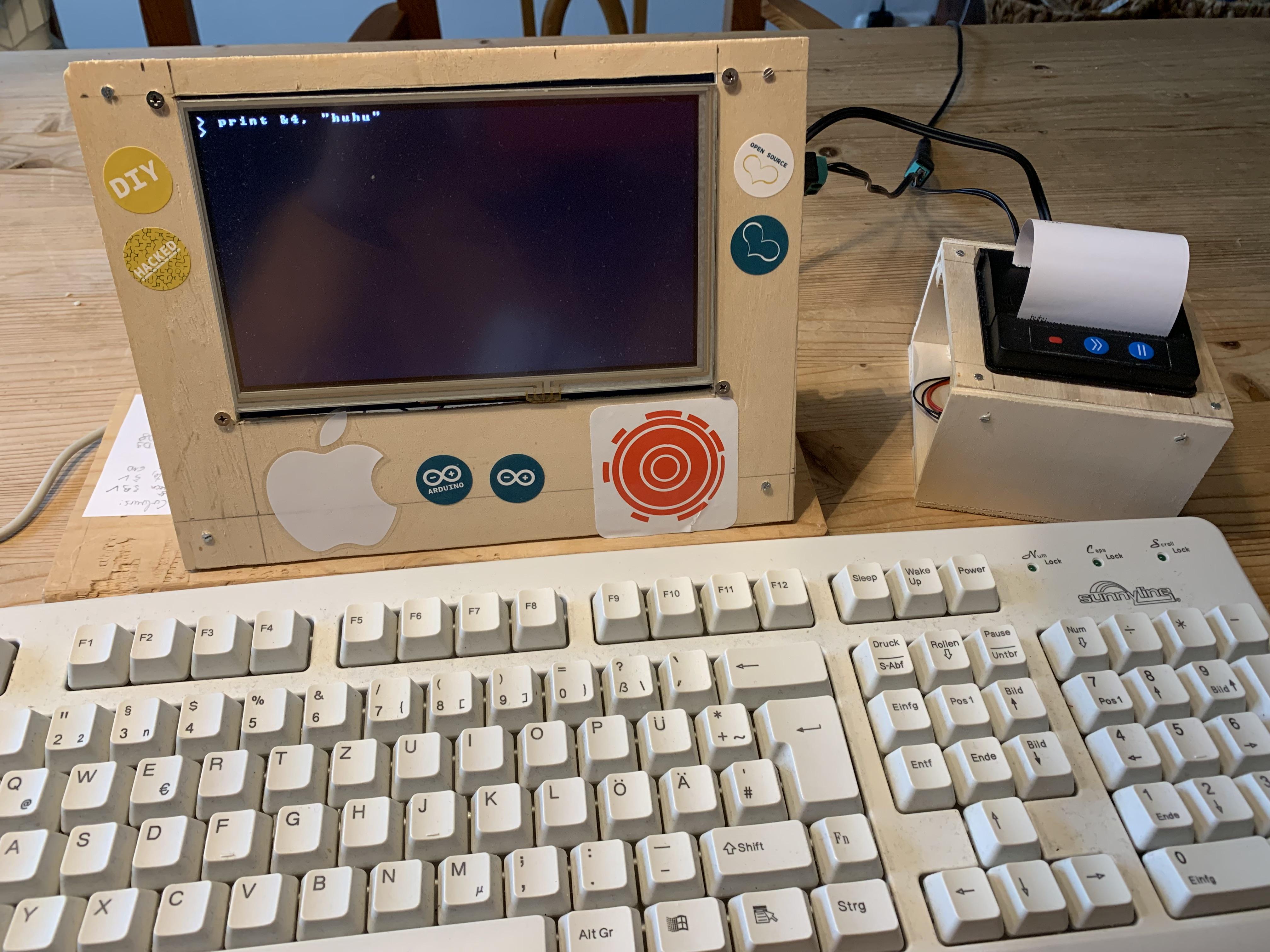 Build 80s Style Home Computers From Scratch From Arduino Components ...