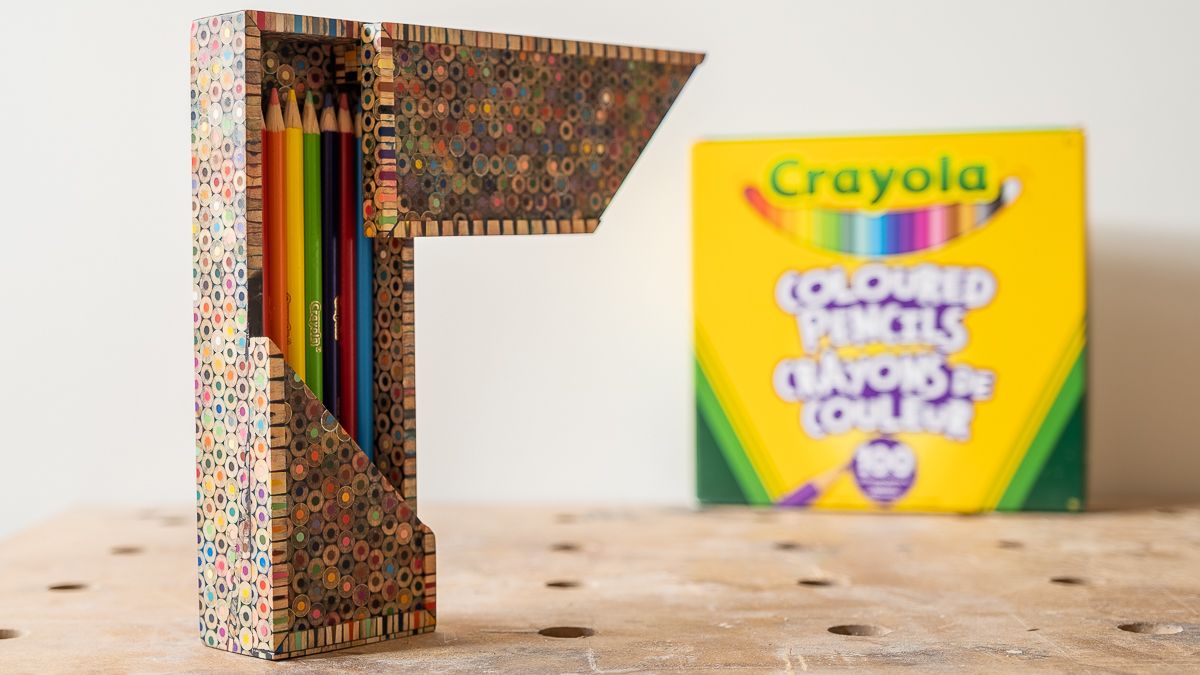 Pencil Box Made From Colored Pencils : 24 Steps (with Pictures ...