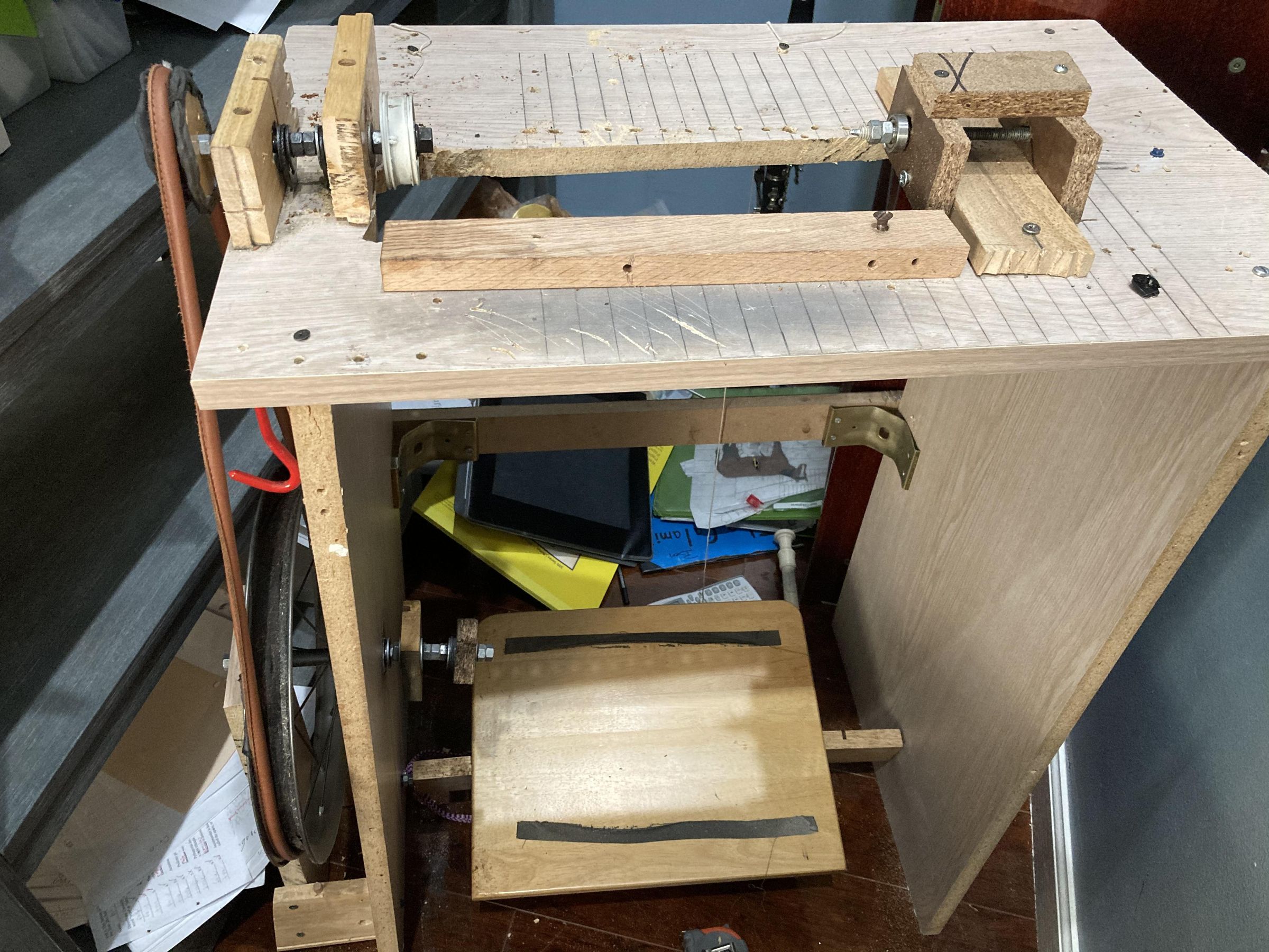 How to Make a Foot Powered Lathe : 10 Steps - Instructables