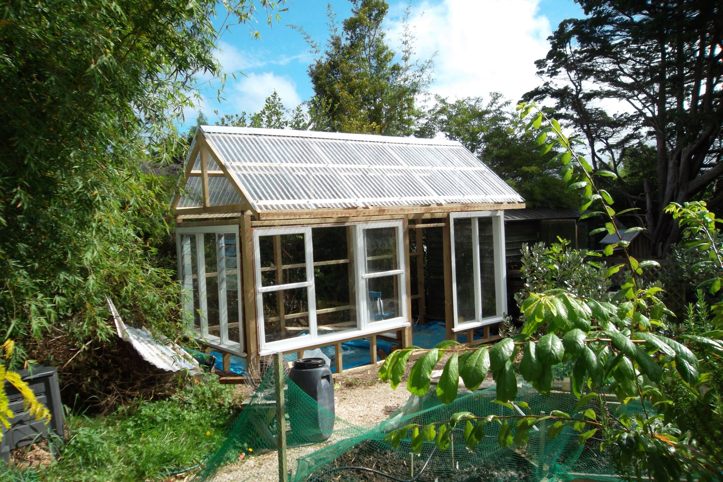 Greenhouse Made From Recycled Windows - Instructables