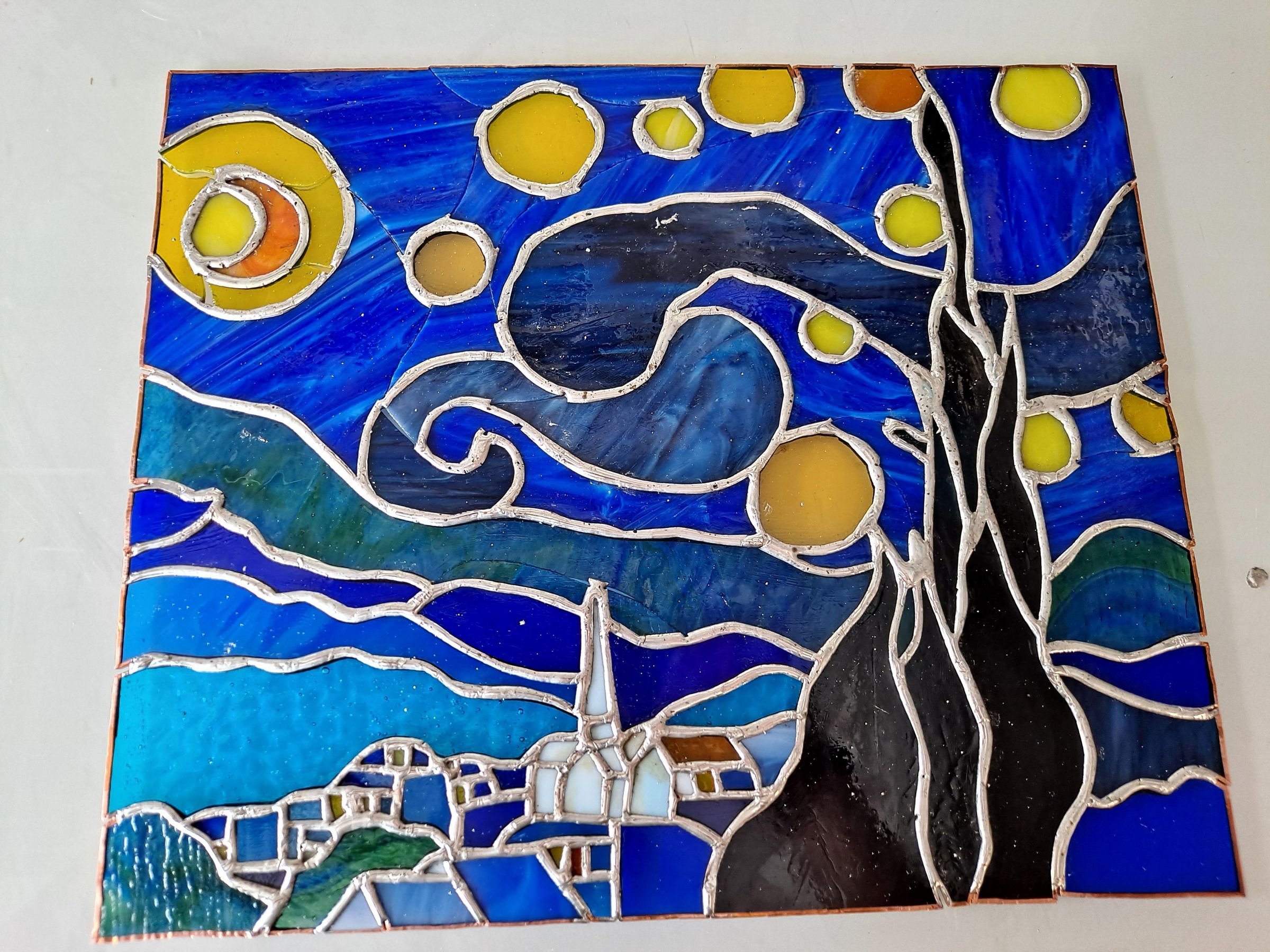 Starry Night Stained Glass : 9 Steps (with Pictures) - Instructables