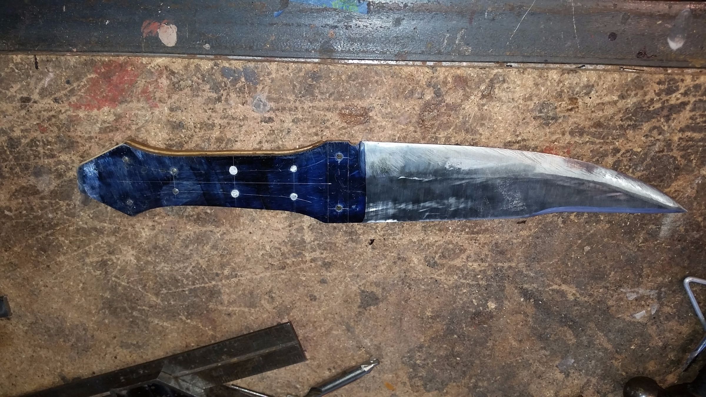 Bowie Knife From Leaf Spring : 9 Steps (with Pictures) - Instructables