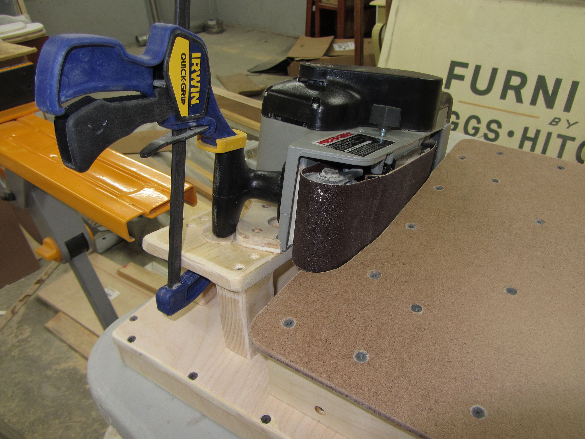Belt Sander Stand Table for Edge-Sanding : 7 Steps - Instructables