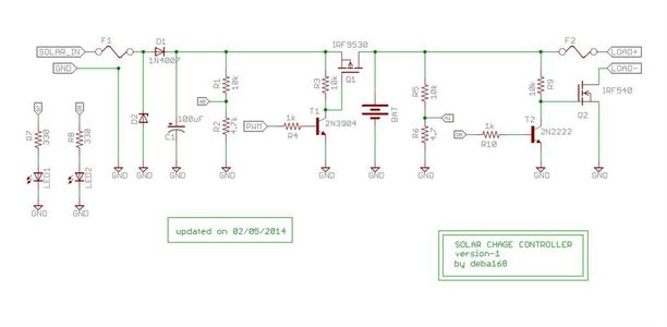 ARDUINO SOLAR CHARGE CONTROLLER (Version-1) : 11 Steps (with Pictures ...