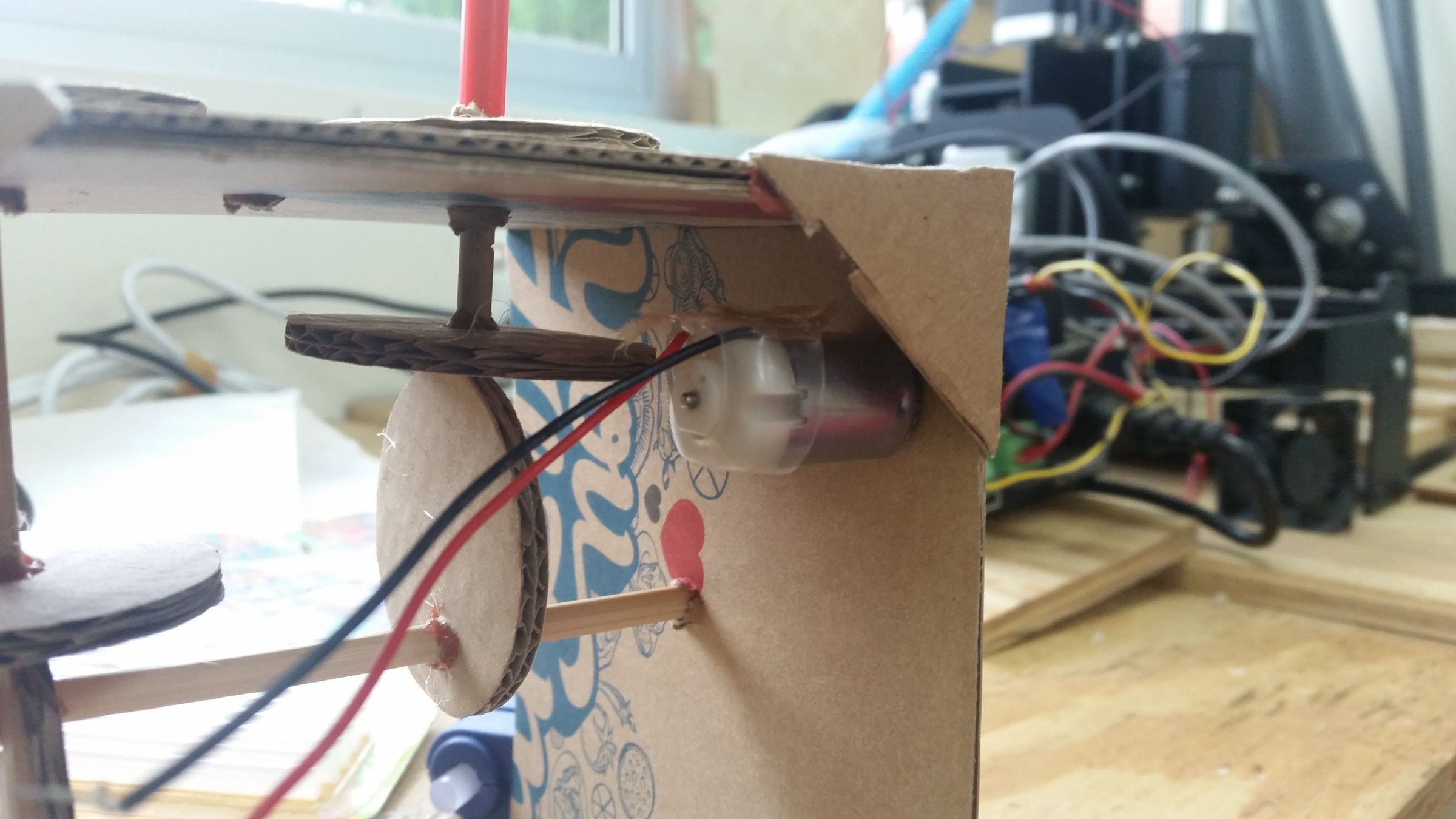 Easy Cardboard Automata Toy With a Motor : 7 Steps (with Pictures ...
