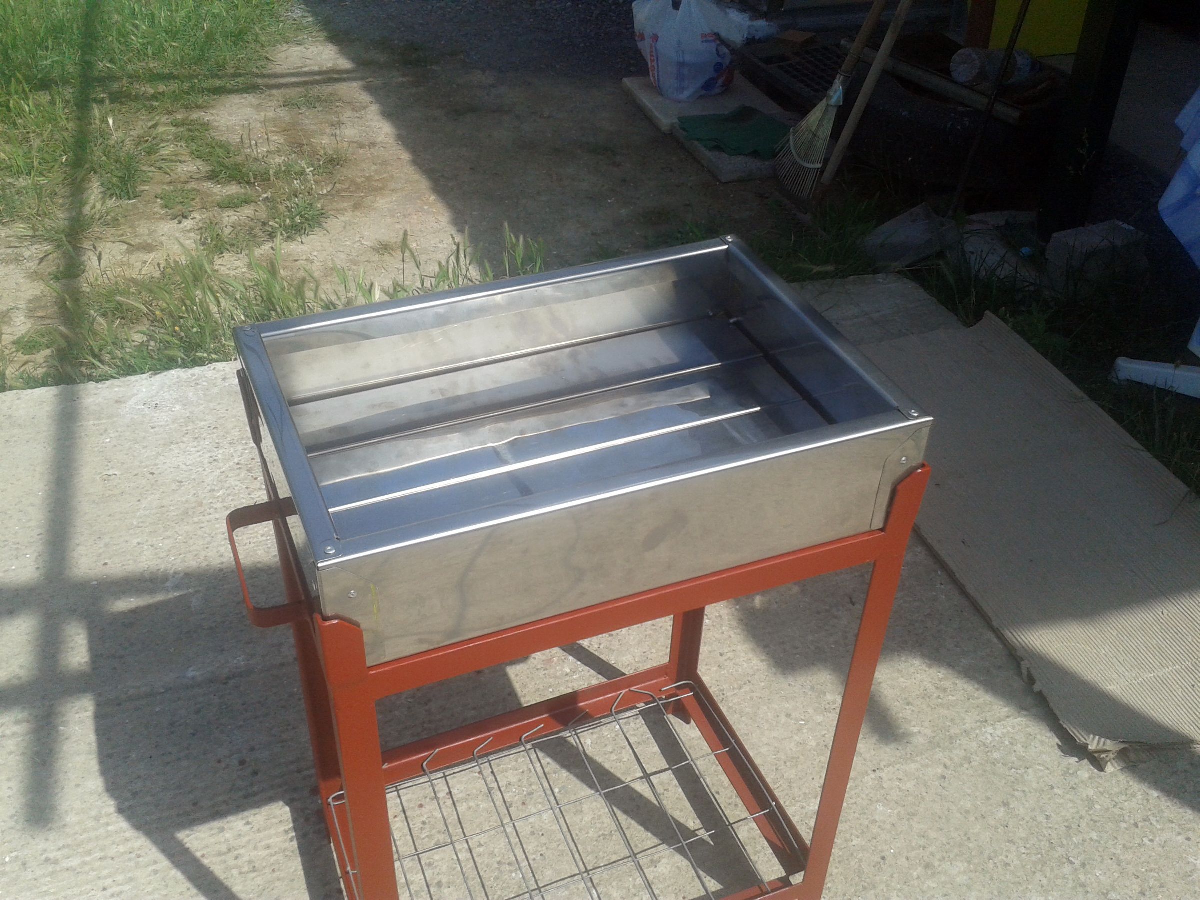 DIY Stainless Steel BBQ With Double Layer Bottom : 10 Steps (with ...