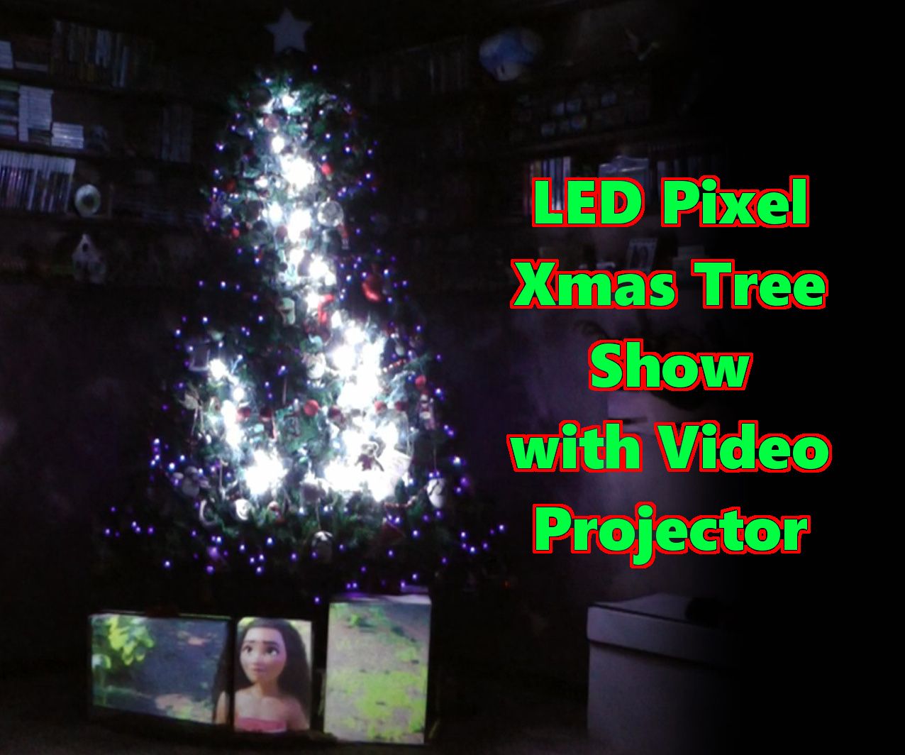 LED Christmas Tree With Video Projector (Rasp Pi) : 7 Steps (with ...