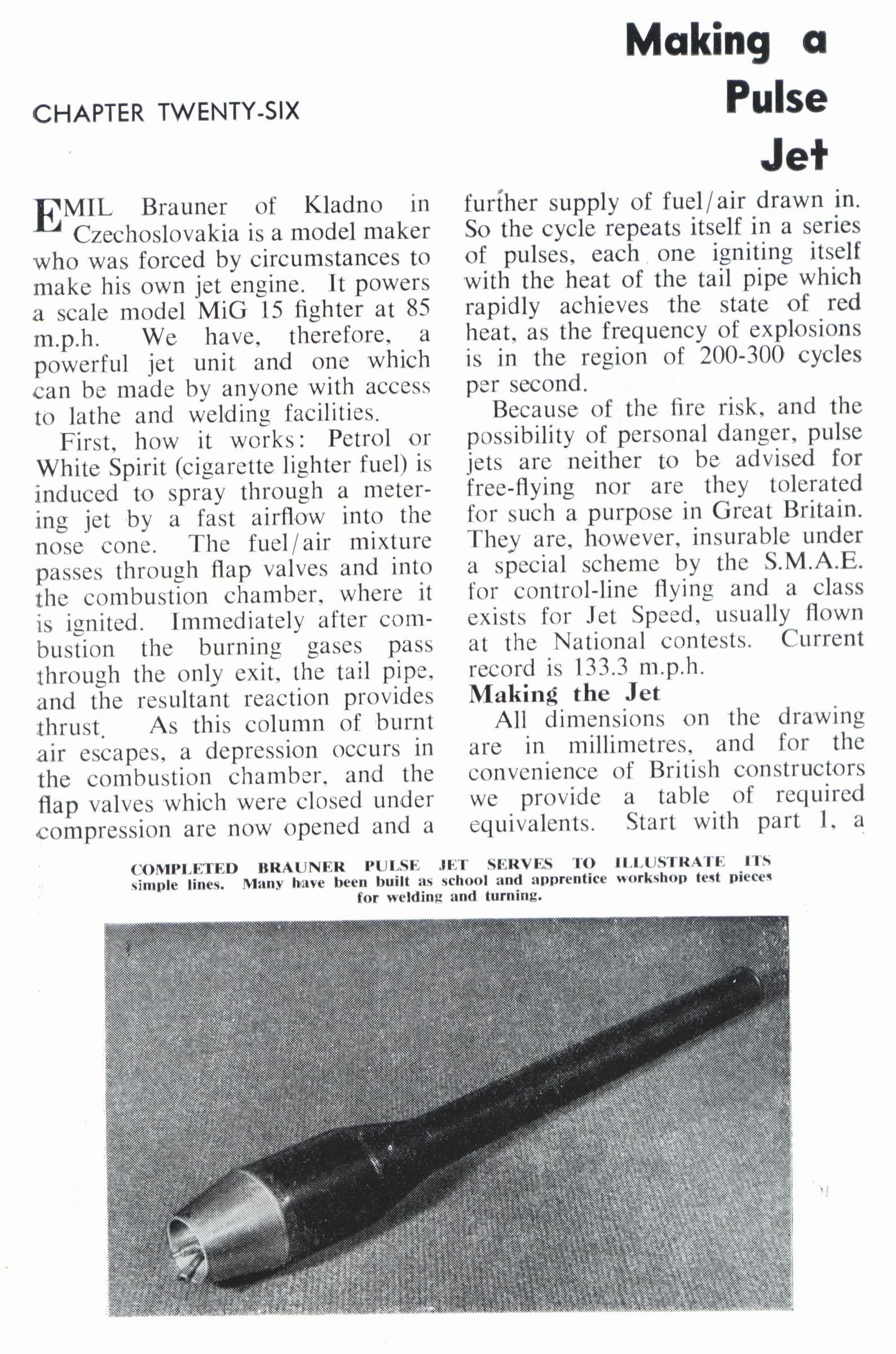 Make a Pulse Jet Engine, (Scanned From 1958 Plans) : 17 Steps ...