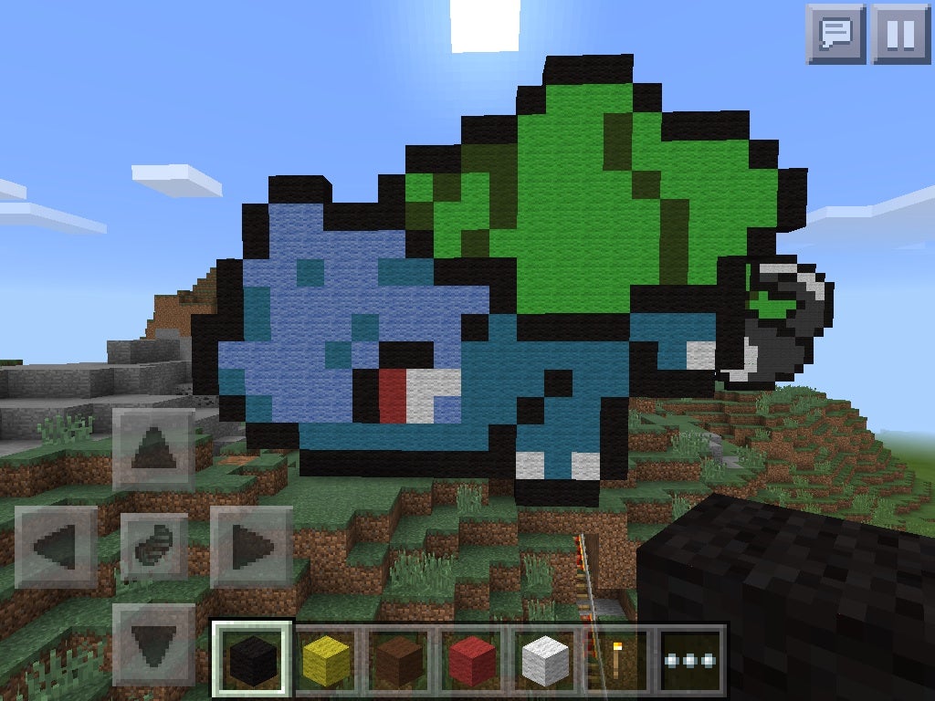 Simple Pokemon Pixel Art Minecraft