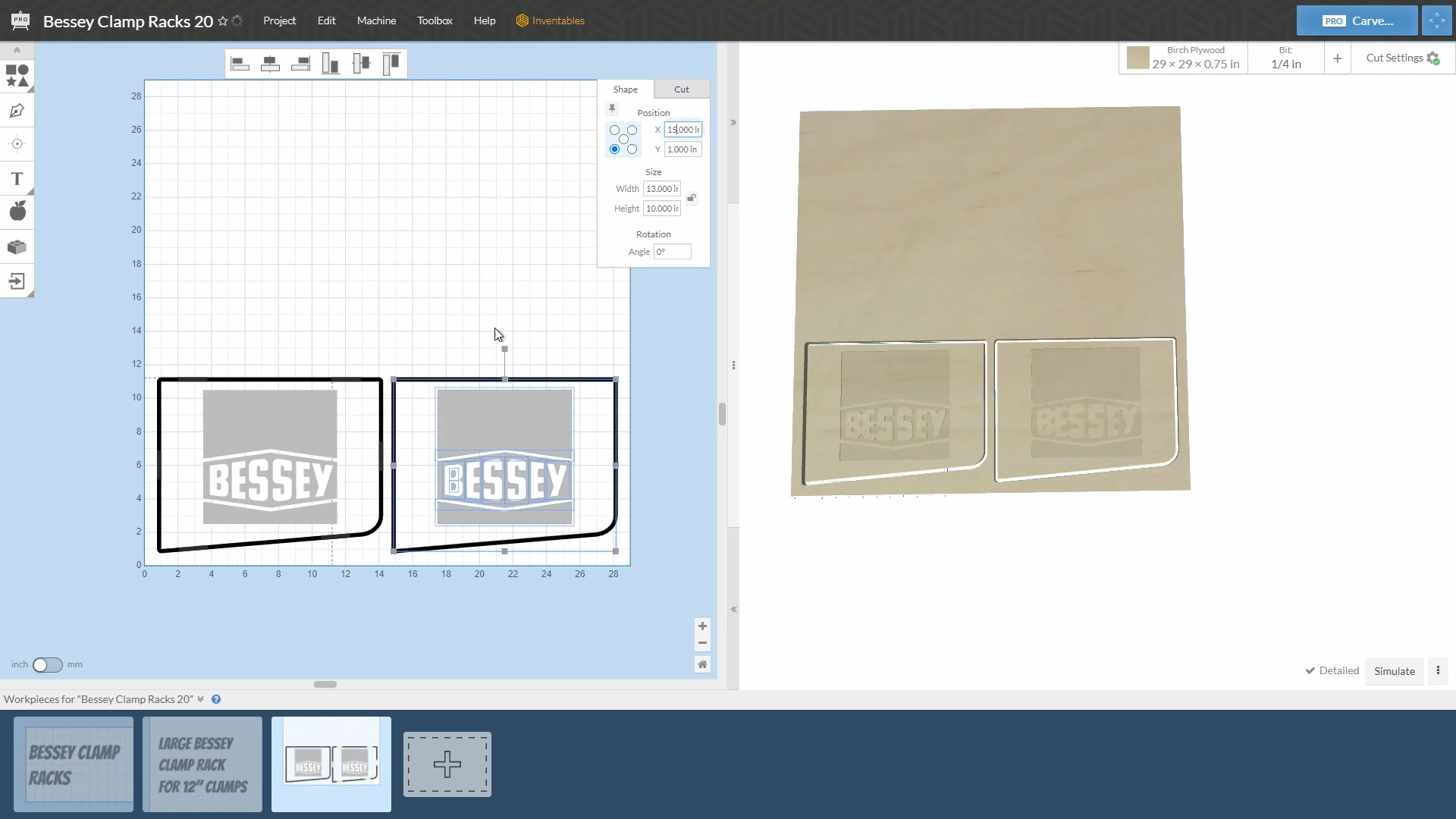 Bessey Clamp Racks With Epoxy Logos : 9 Steps (with Pictures ...