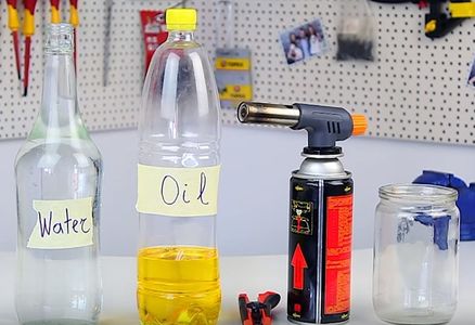 How to Cut Glass Bottles/cans USING OIL ! : 4 Steps - Instructables