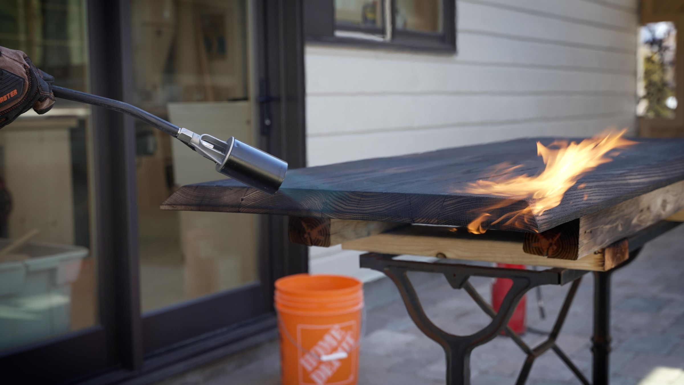 The Shou Sugi Ban Desk : 20 Steps (with Pictures) - Instructables