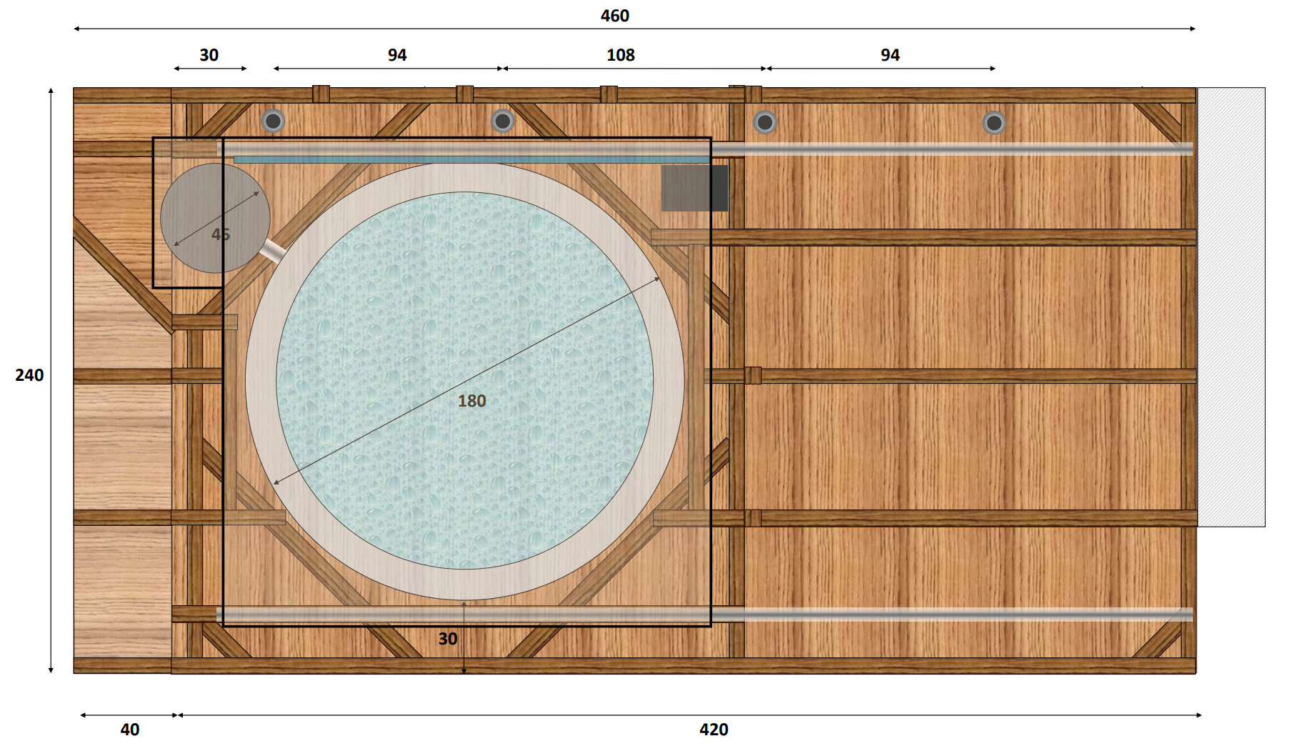Make a Floating Deck for an Inflatable SPA, With a Motorized Cover ...