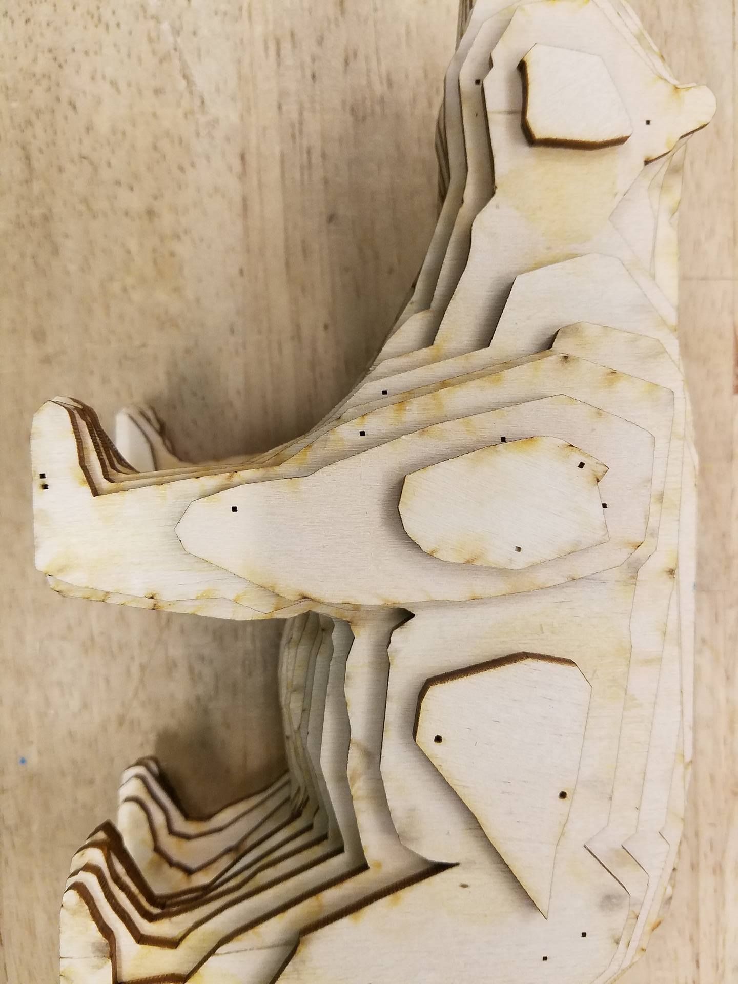 Laser Cut Bear From Stacked Slices : 4 Steps (with Pictures ...