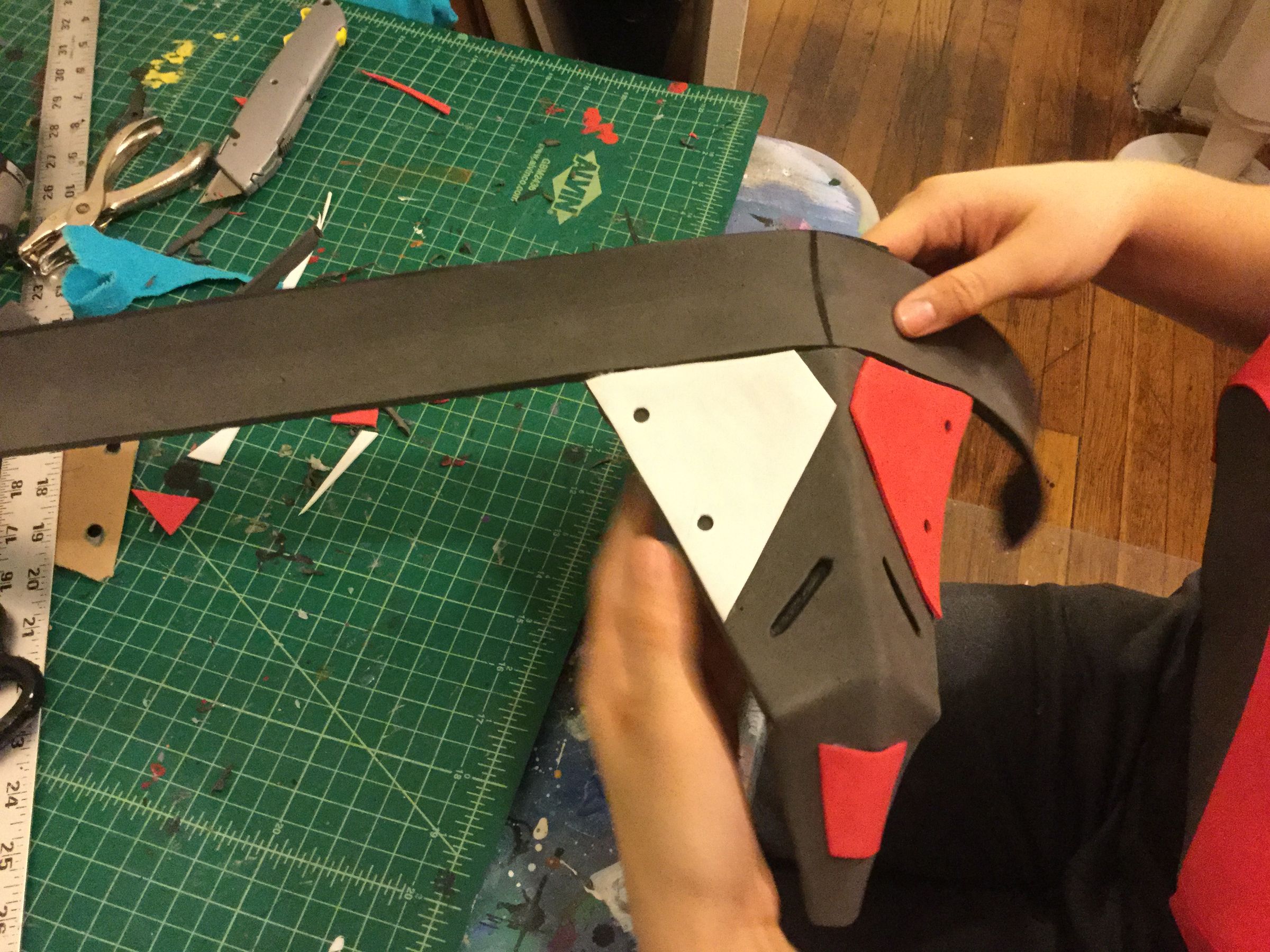 How to Create a DC: "Azrael Batman" Costume : 14 Steps (with Pictures ...