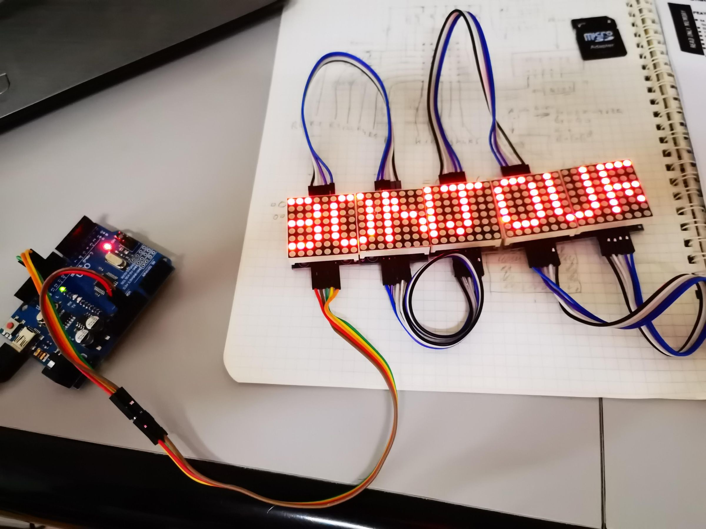Easy Bluetooth Controlled Scrolling Text : 9 Steps (with Pictures) - Instructables