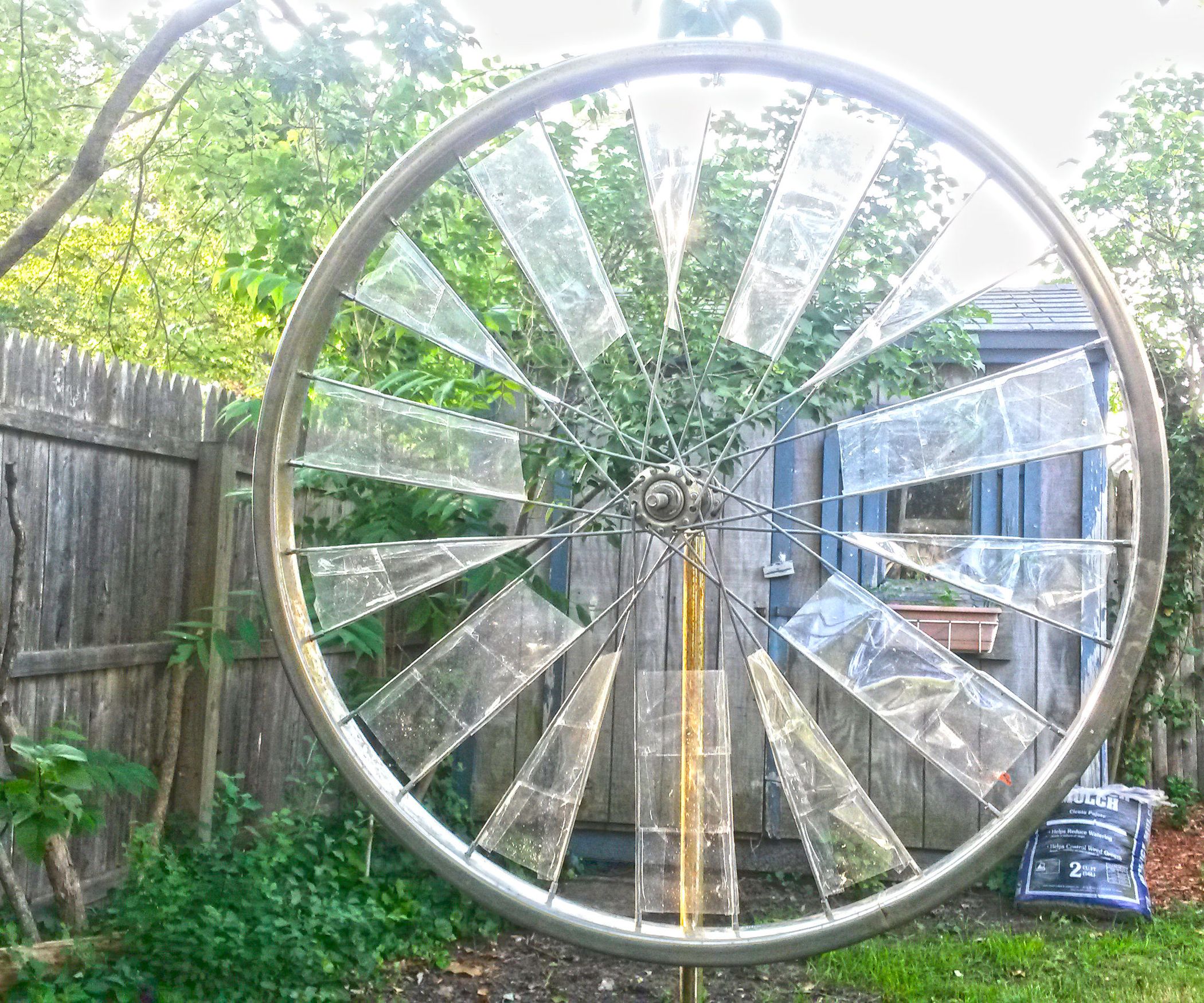 Bicycle Wheel Windmill - Instructables