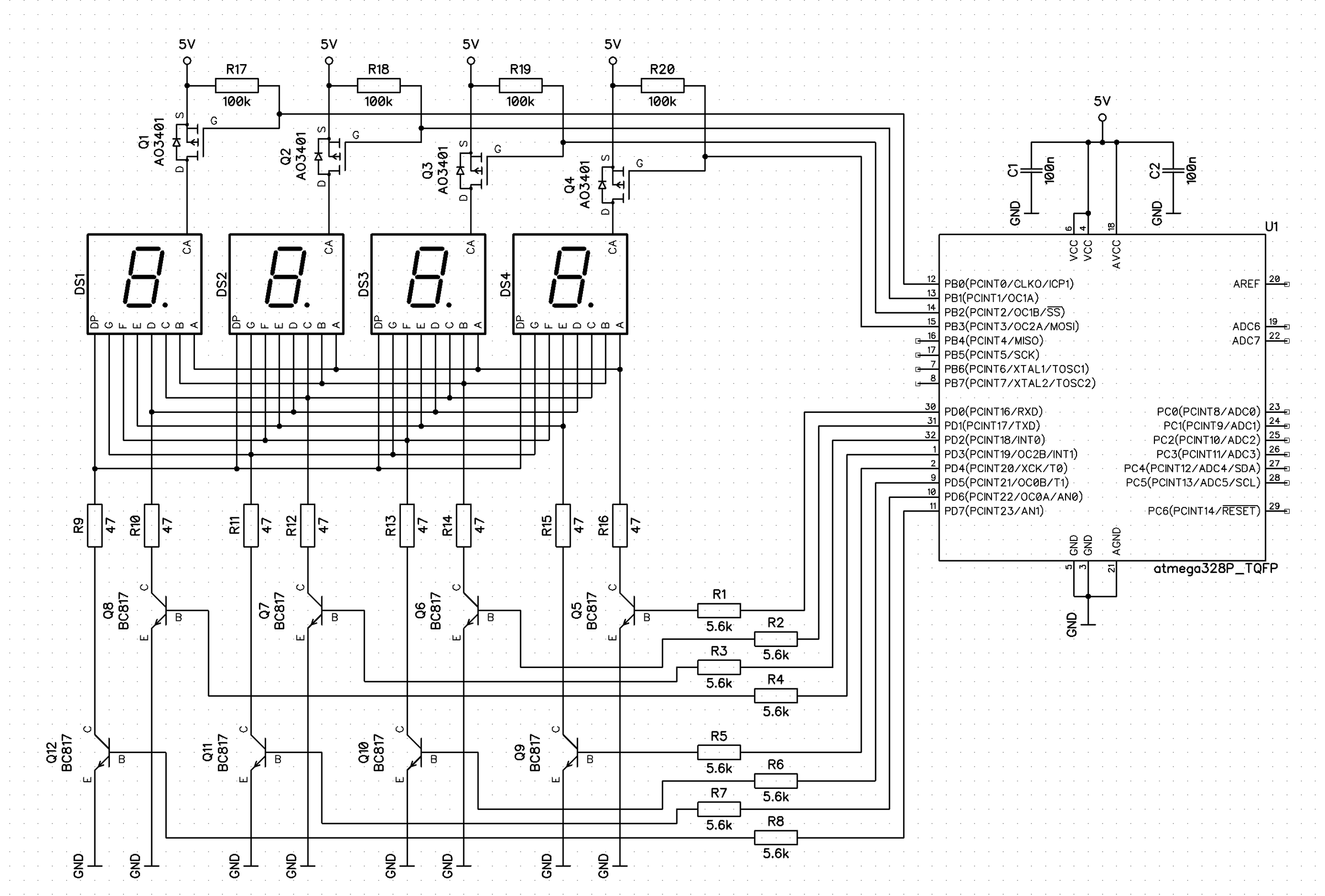 Practical Guide to LEDs 4 - Matrix & Multiplexing : 6 Steps (with ...