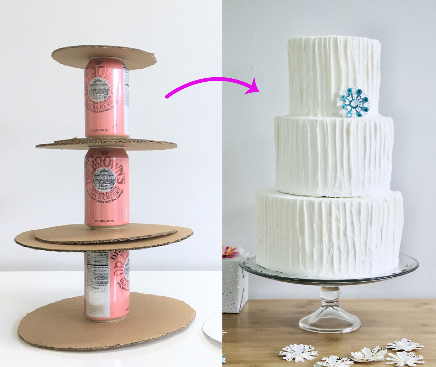 Fake Prop Cake From Cardboard & Soda Cans : 11 Steps (with Pictures ...