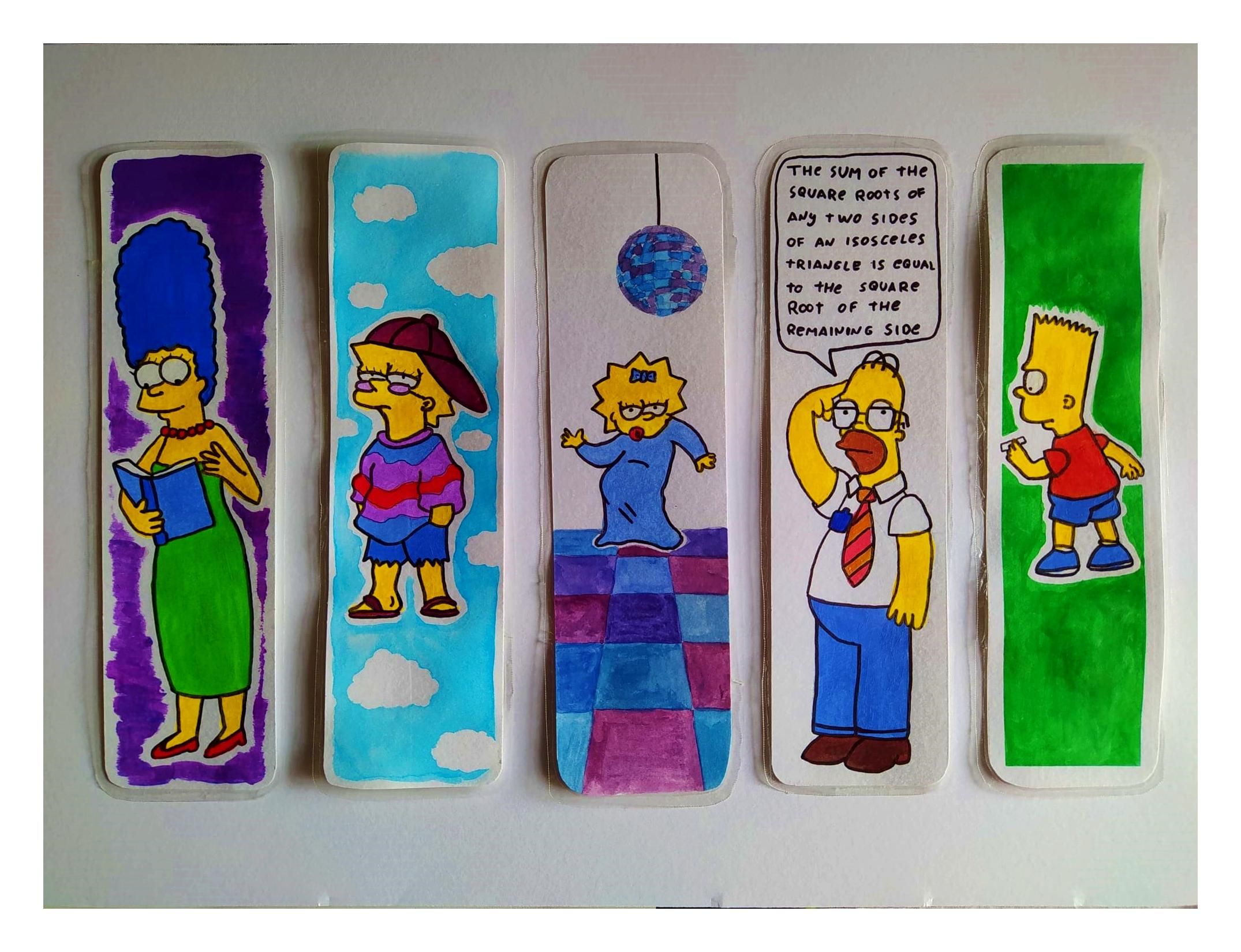Simpsons Bookmarks + Simple Way to Plasticize : 7 Steps (with Pictures ...
