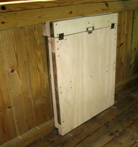 Collapsable Table (Treehouse/Shop) : 4 Steps (with Pictures) - Instructables