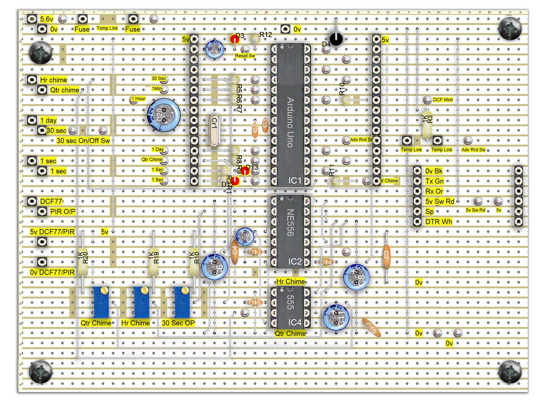 Arduino DCF77 Master Wall Clock : 12 Steps (with Pictures) - Instructables