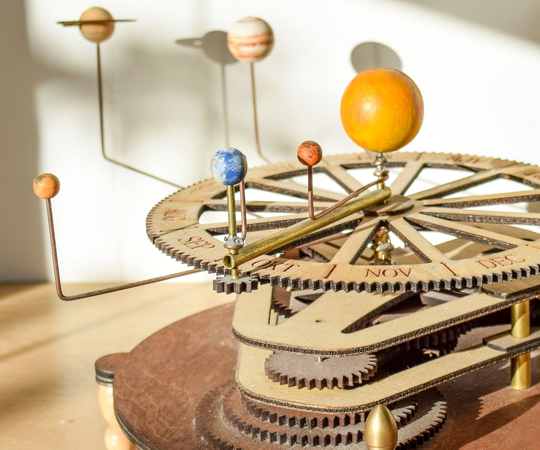 Orrery - a Mechanical Solar System Model, Designed for Laser Cutting ...