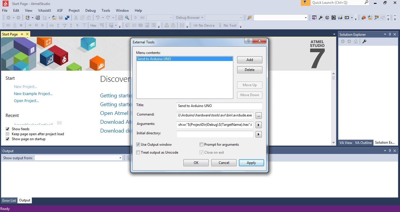 How to Load Programs to an Arduino UNO From Atmel Studio 7 (with ...