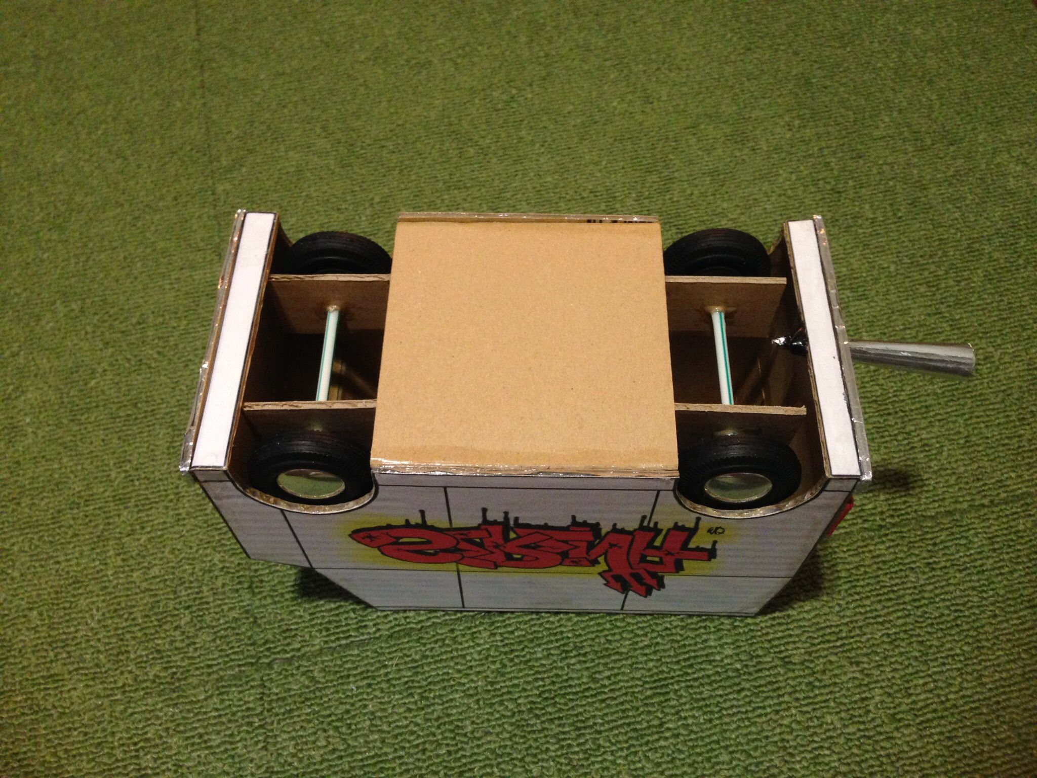 Papercraft(cardboard) Slammed Delivery Van : 4 Steps (with Pictures ...