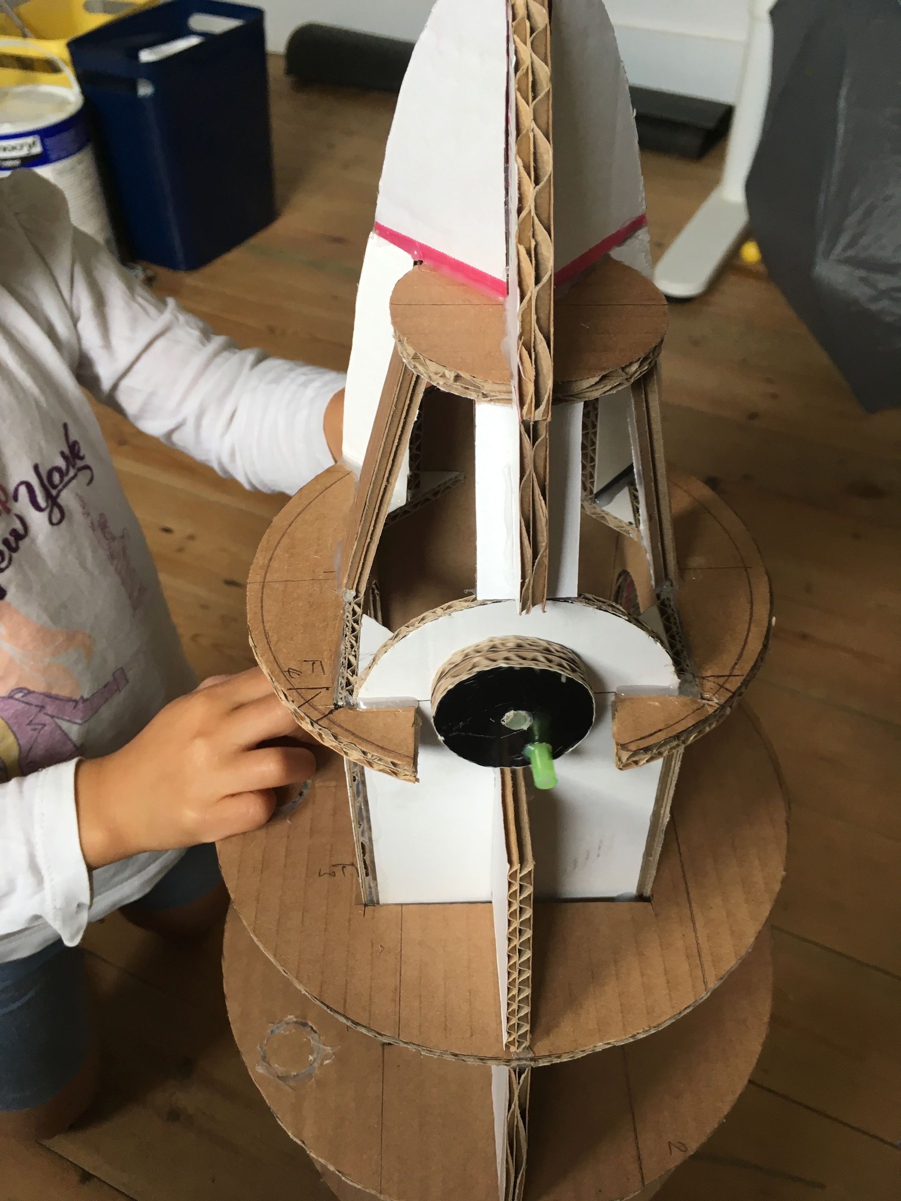 Rocket Playset - Made From Used Cardboard Boxes : 21 Steps (with ...