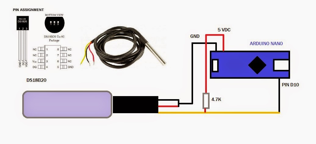 Test Web Server ESP8266 + Arduino + DS18B20 (OneWire) - Instructables