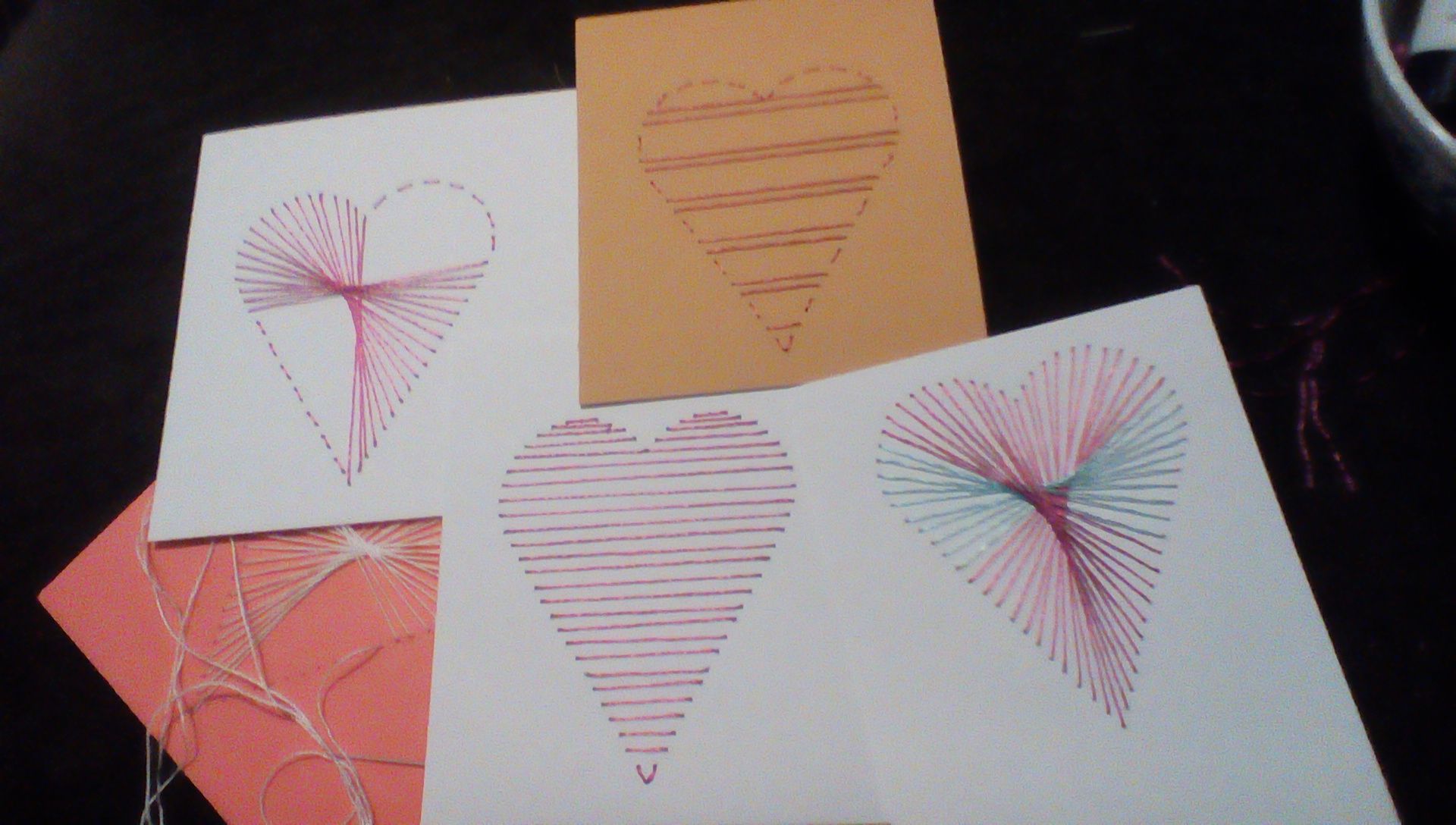 String Art Valentine Cards--and Other Holidays : 4 Steps (with Pictures ...