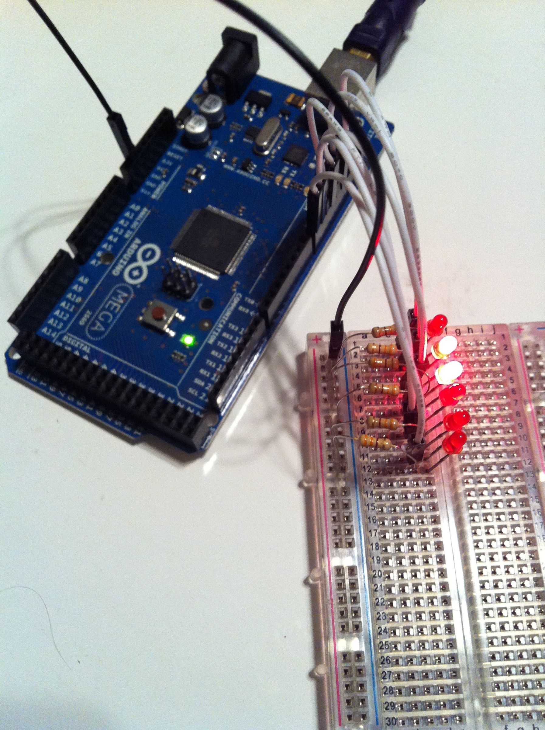 6 LED Pendulum With Arduino - Instructables