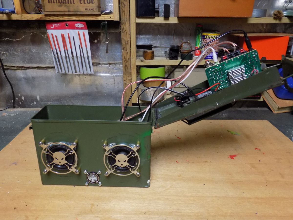 Ammo Box Speaker (with Bluetooth) : 13 Steps (with Pictures ...