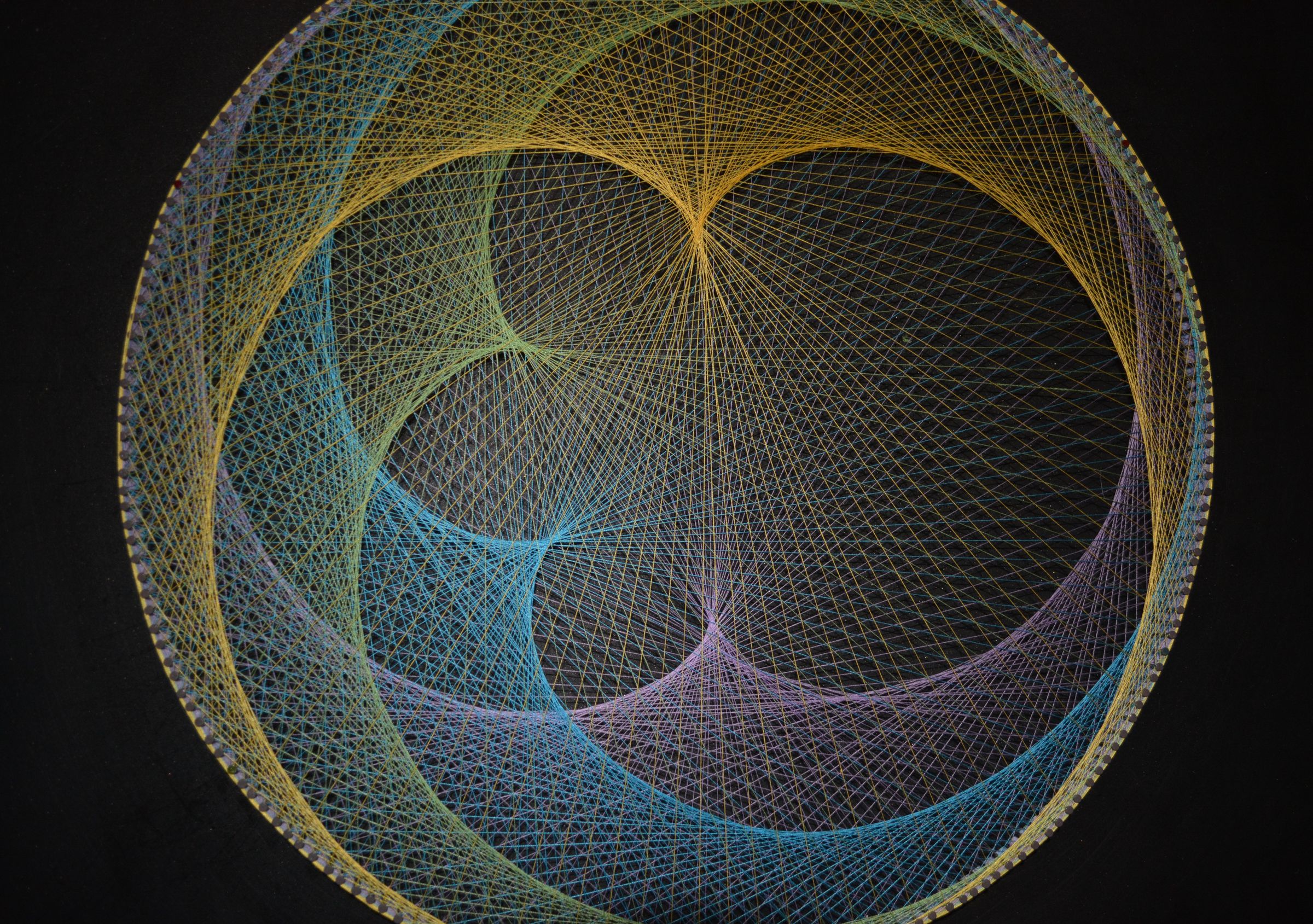 Flower String Art : 4 Steps (with Pictures) - Instructables