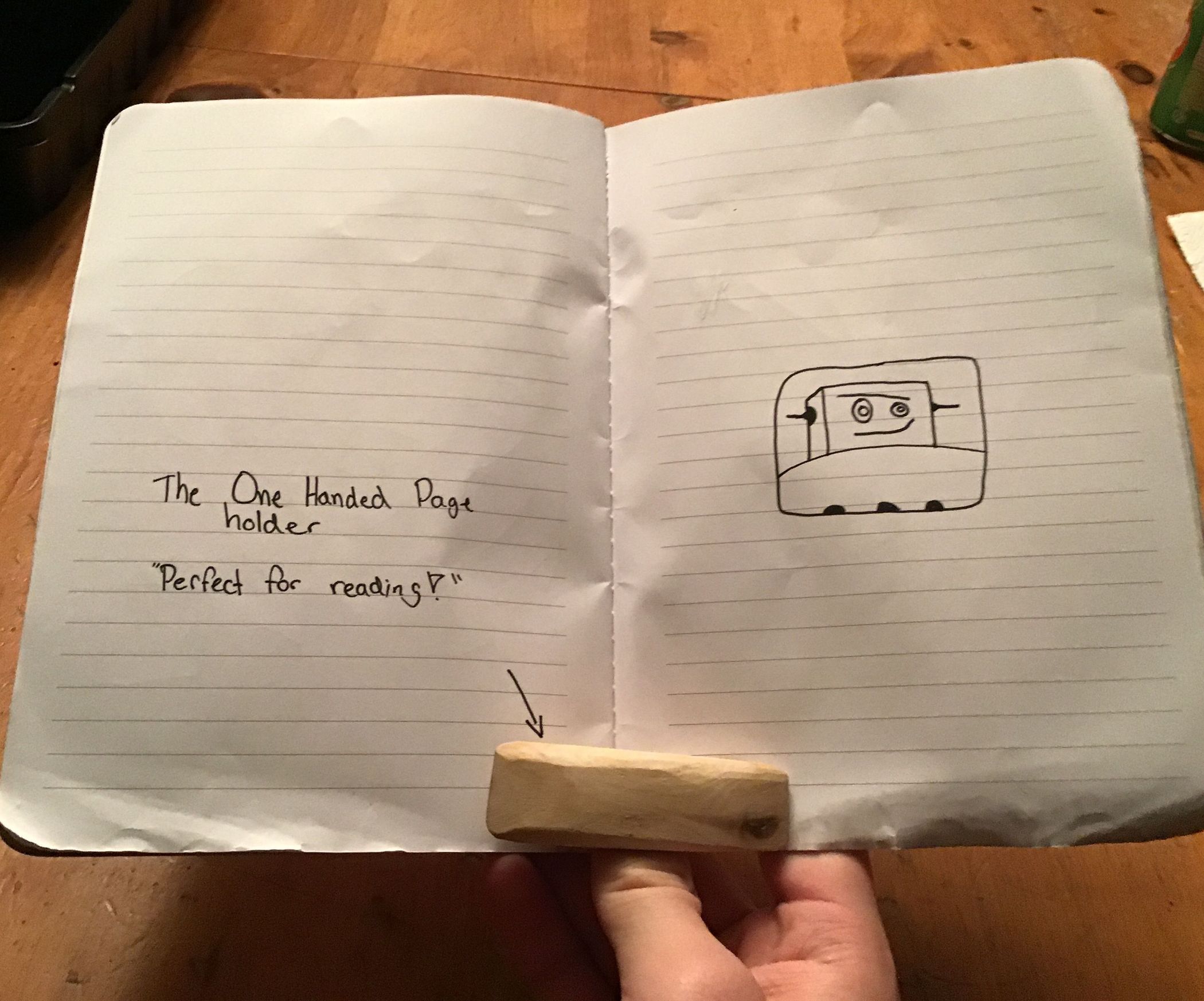The One Handed Page Holder : 6 Steps - Instructables