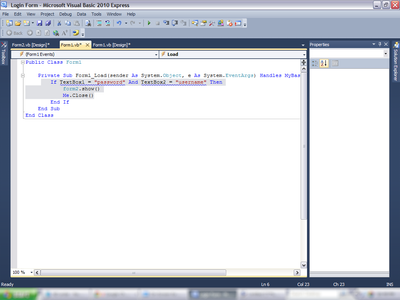 How to Make a Login Form in Visual Basics 2010 : 4 Steps - Instructables