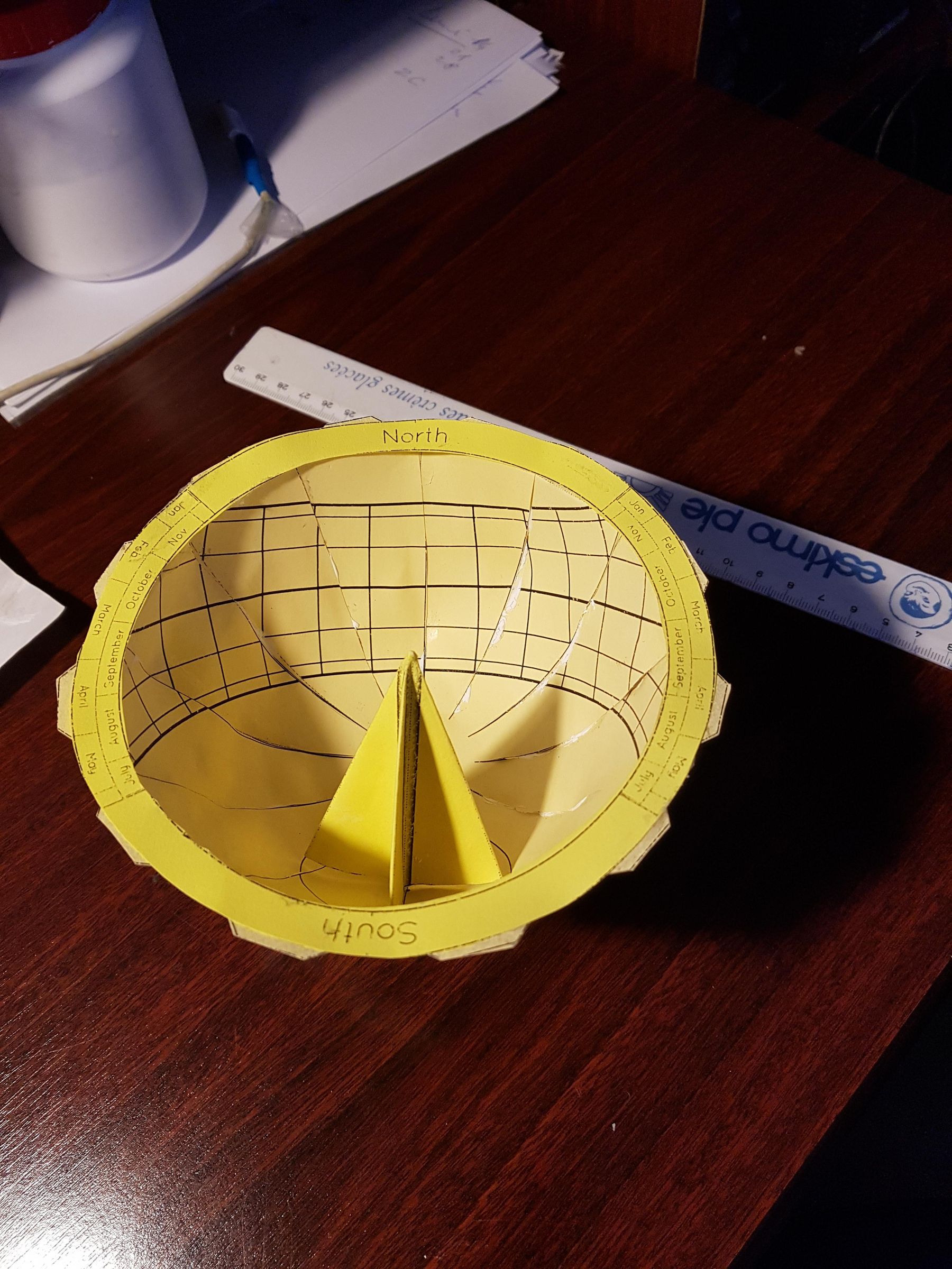 A Hemispherical Paper Sundial : 5 Steps (with Pictures) - Instructables