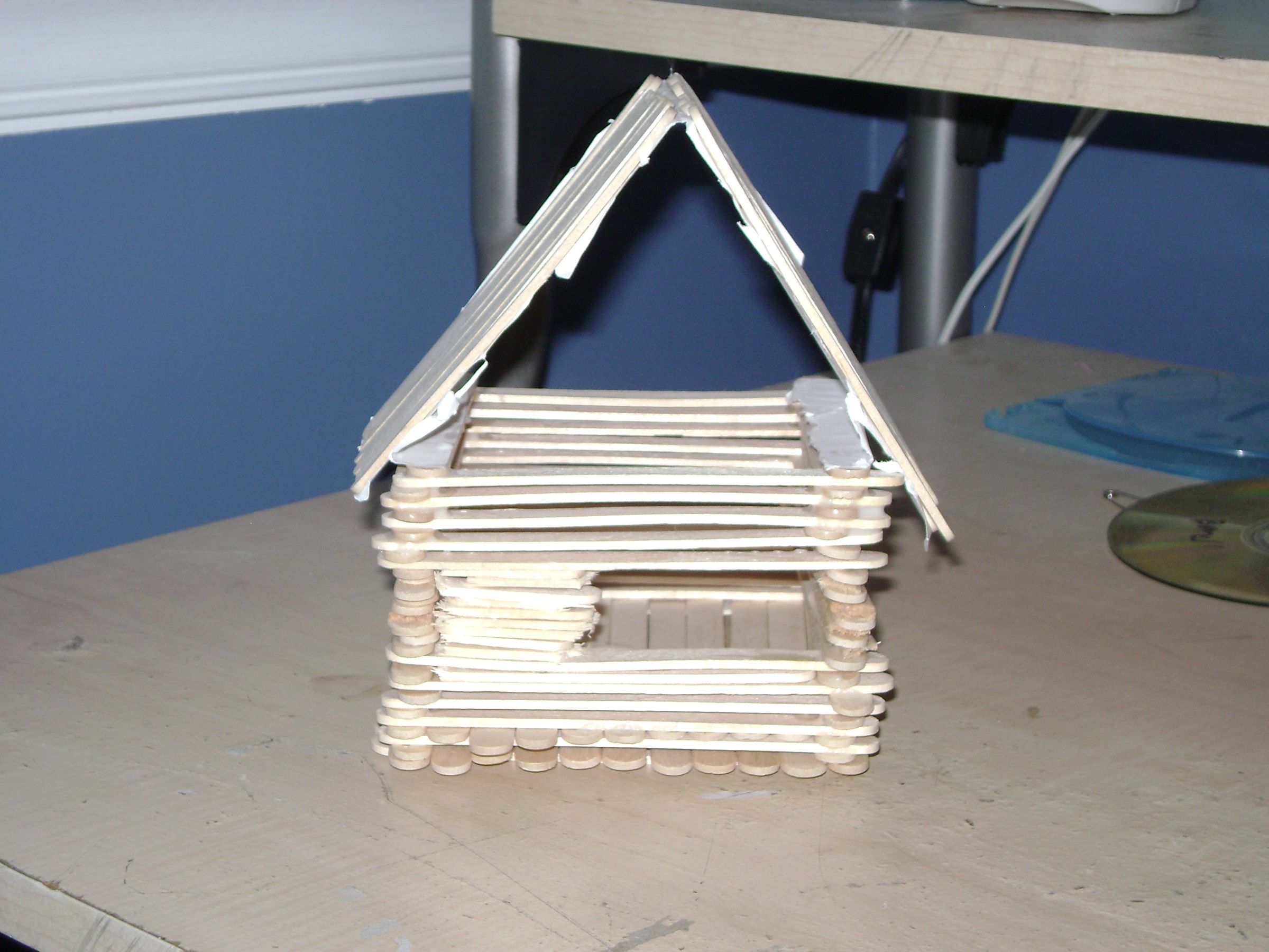 House of Popsicle Sticks : 5 Steps - Instructables