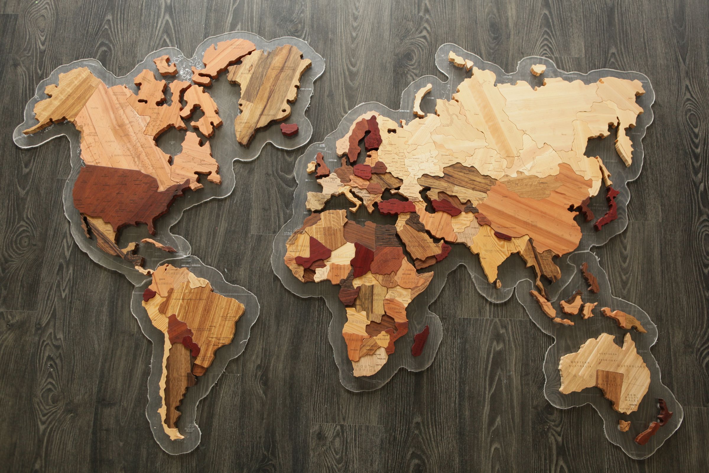 Wooden World Map. : 11 Steps - Instructables