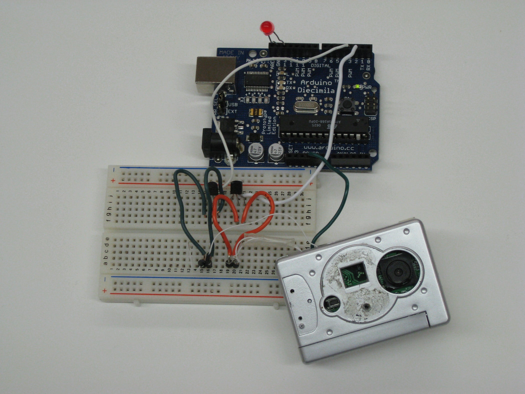 Hacking a Keychain Digital Camera for Arduino Control : 6 Steps ...