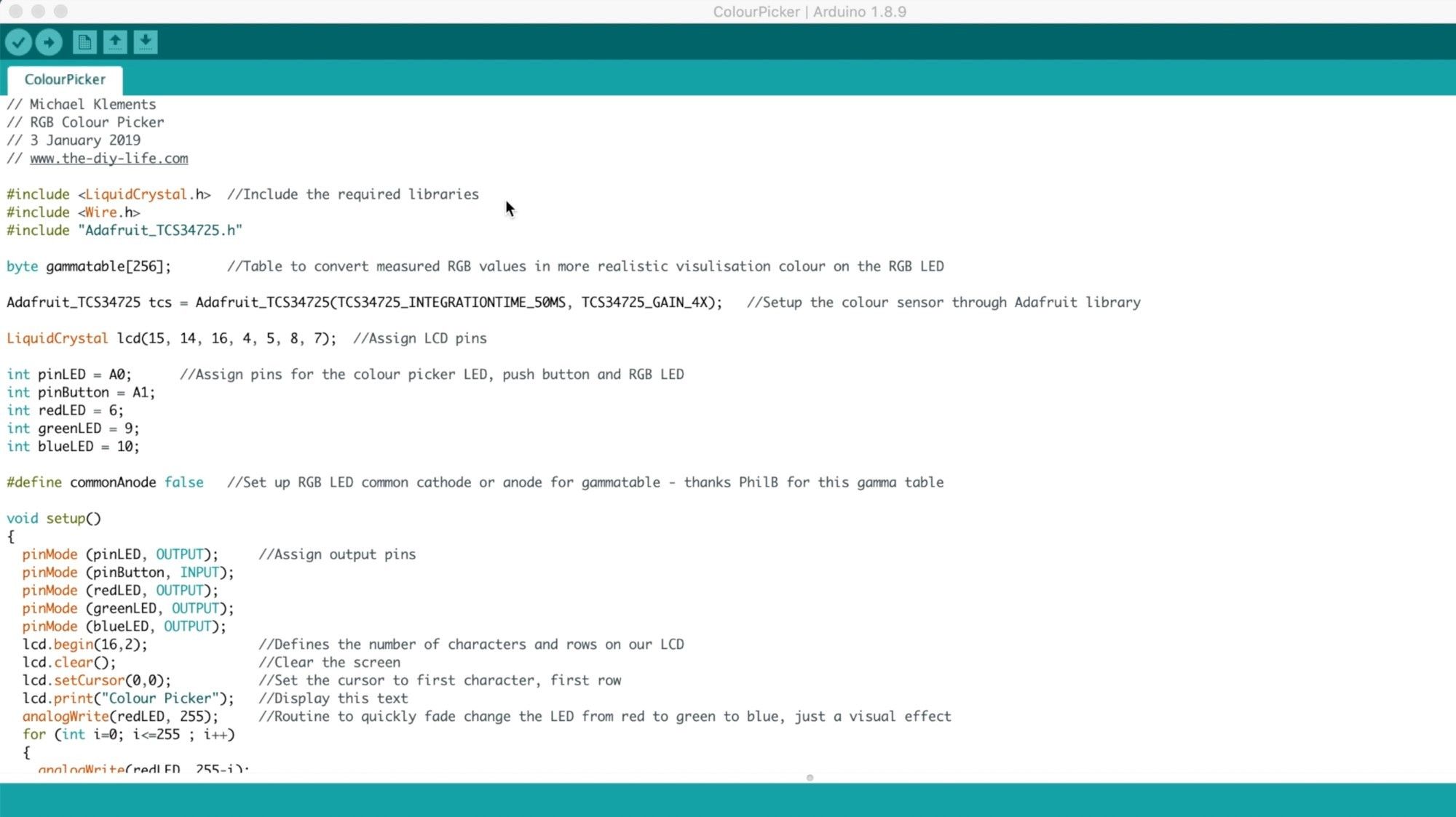 Arduino RGB Color Picker – Pick Colors From Real Life Objects : 7 Steps ...