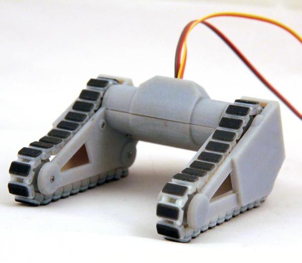 Robot Caterpillar Tank Treads, Johnny Five Style - 3D Print (with ...