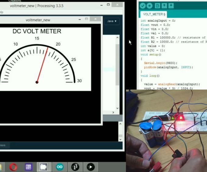Diy Voltmeter Using Arduino And Processing 4 Steps Instructables