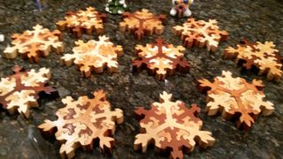 Wooden Snowflake Puzzle Stockingstuffers : 5 Steps (with Pictures ...