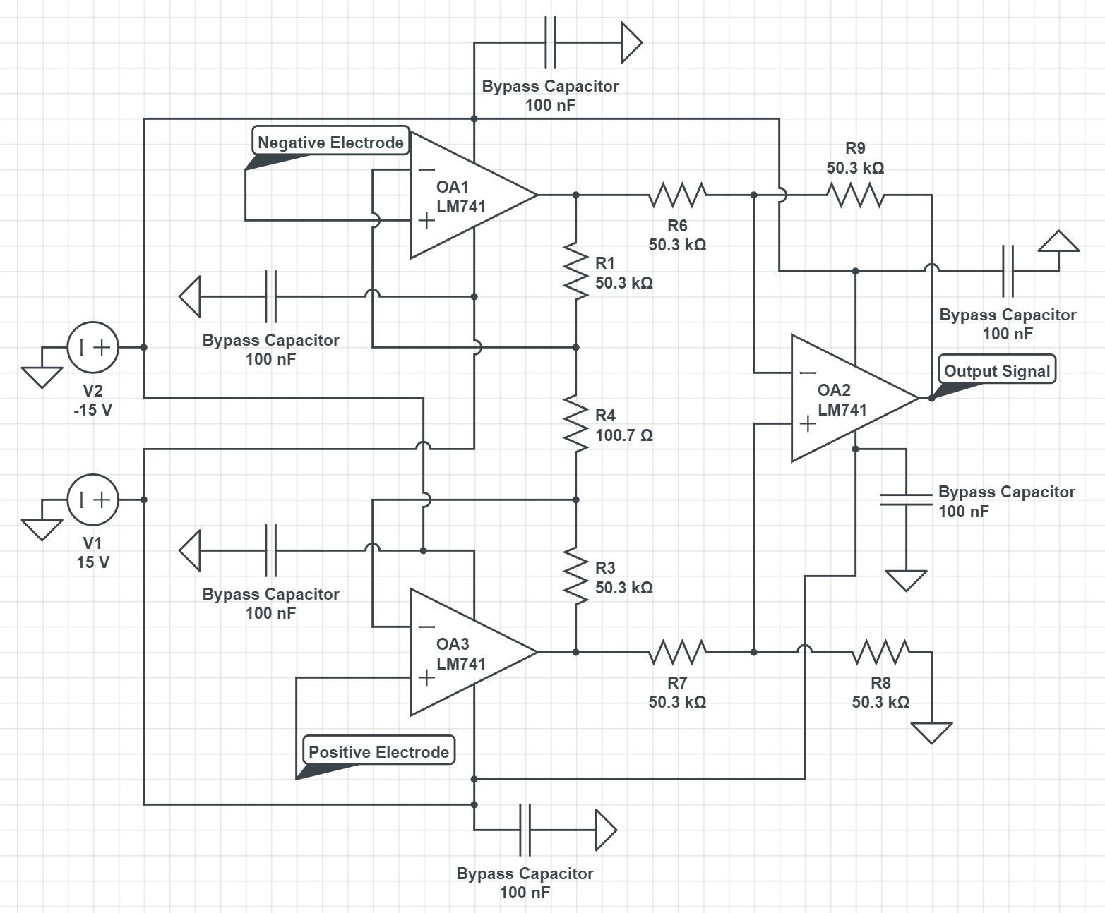 Simple ECG Circuit and LabVIEW Heart Rate Program : 6 Steps - Instructables