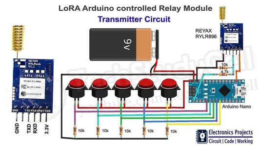 Lora Arduino Control Relay Module Circuit : 12 Steps - Instructables
